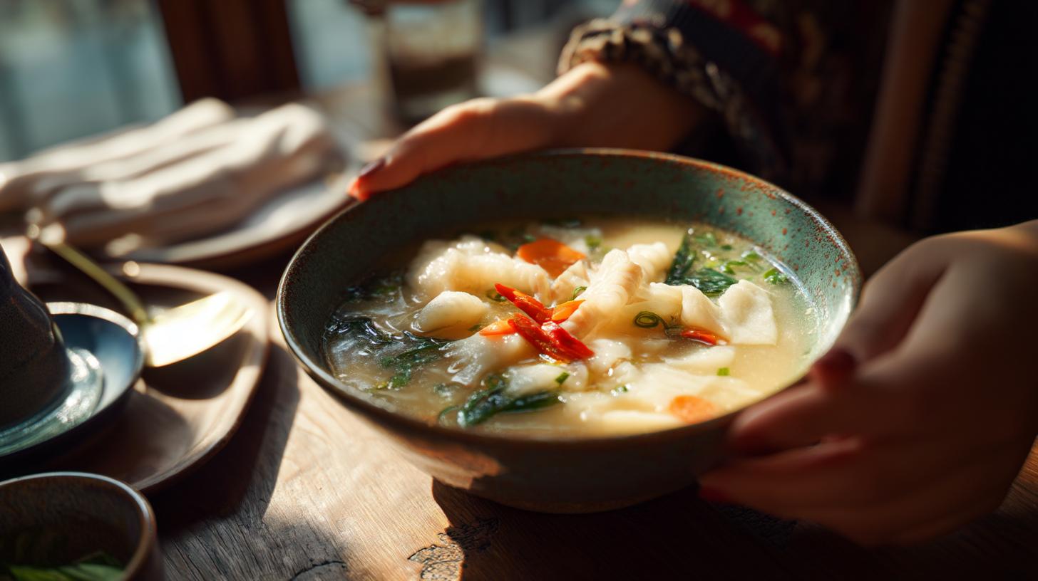 Collagen-Rich Chinese Fish Maw Soup Healthy & Fresh Cooking